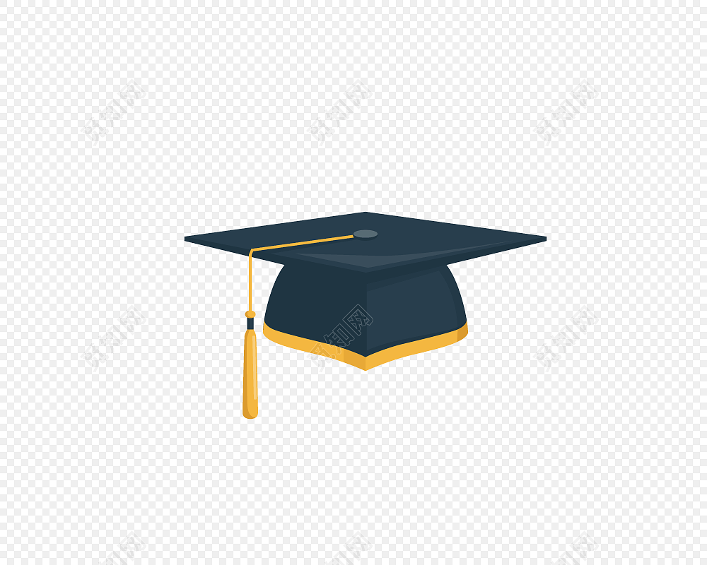 硕士学位卡通帽子帽子卡通硕士学位大山谷图库