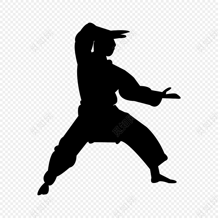 武术人物图片 武术单人图片 武术人物简笔画 大山谷图库