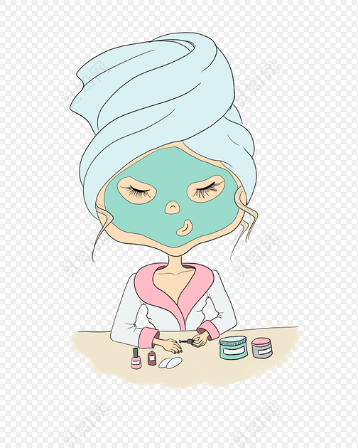 敷面膜卡通人物 敷面膜的图片搞笑 伤感说说吧
