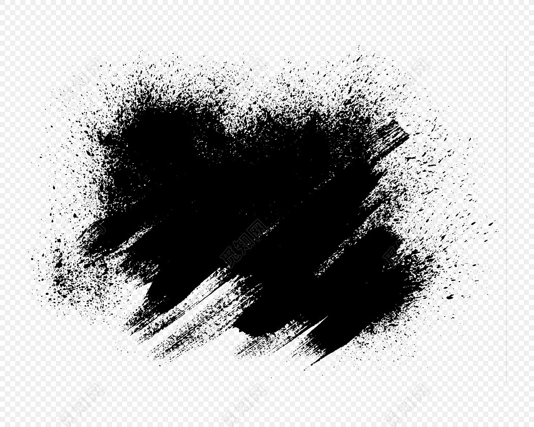 墨迹素材png 水墨素材png 墨迹素材 大山谷图库
