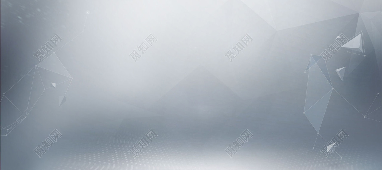 灰色纯色抽象几何立体线条简约大气banner背景免费下载 觅知网