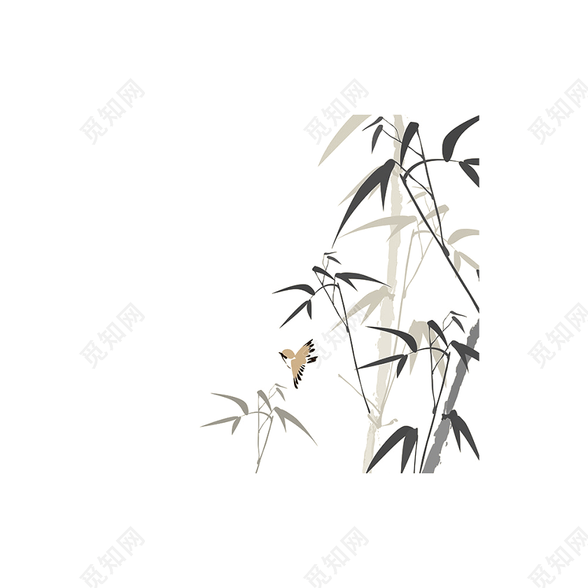 一片竹林简笔画 竹林简笔画 简笔画图片大全 大山谷图库