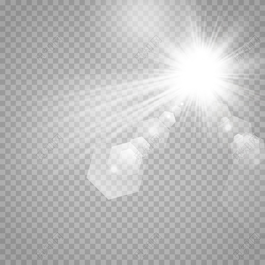 光效明媚晴朗阳光光晕光束太阳光png素材免费下载 觅知网